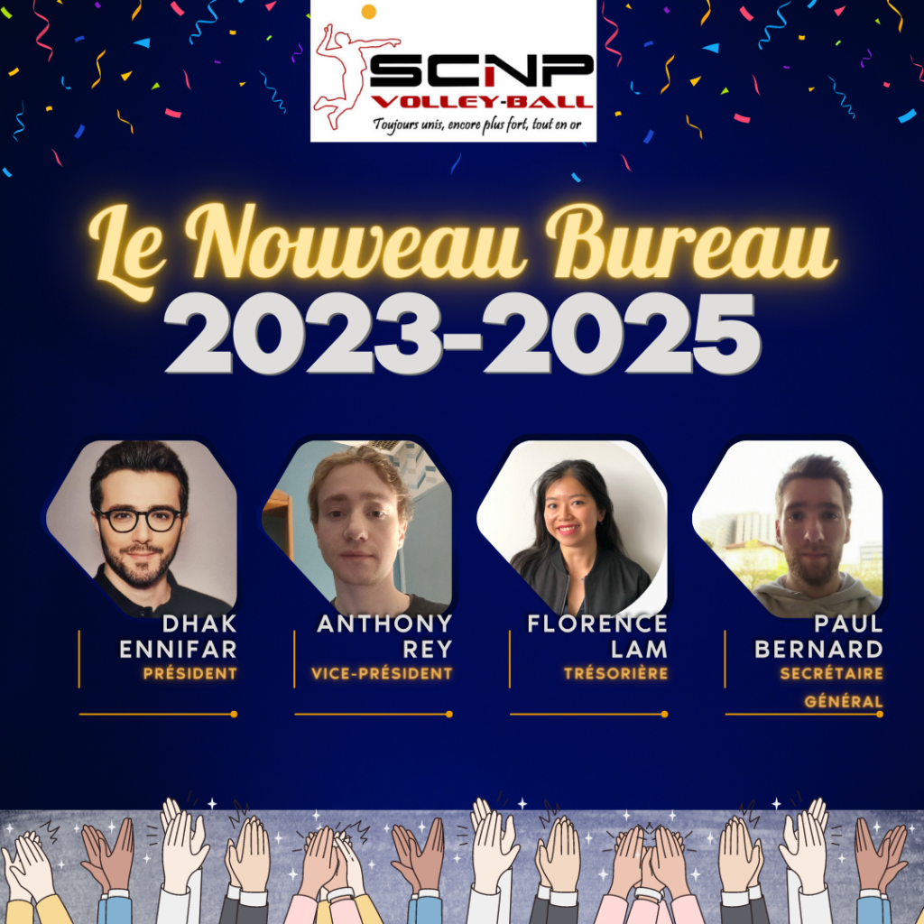 Nouveau bureau du SCNP jusqu’en 2025 ! - Sporting Club Nord Parisien